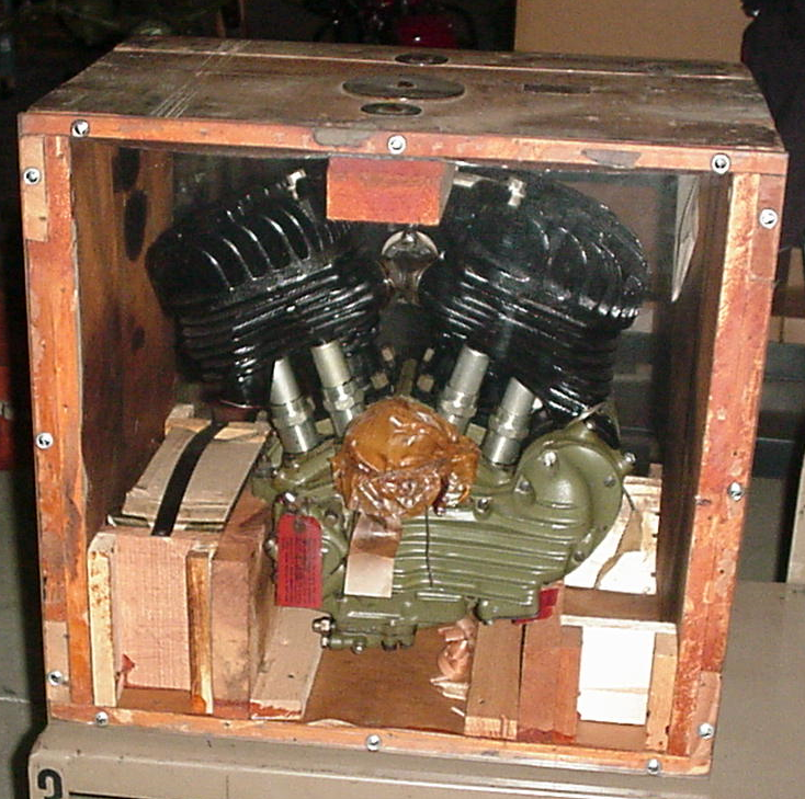NOS WWII Harley WLA Motor FOR SALE – Gary's Bunker