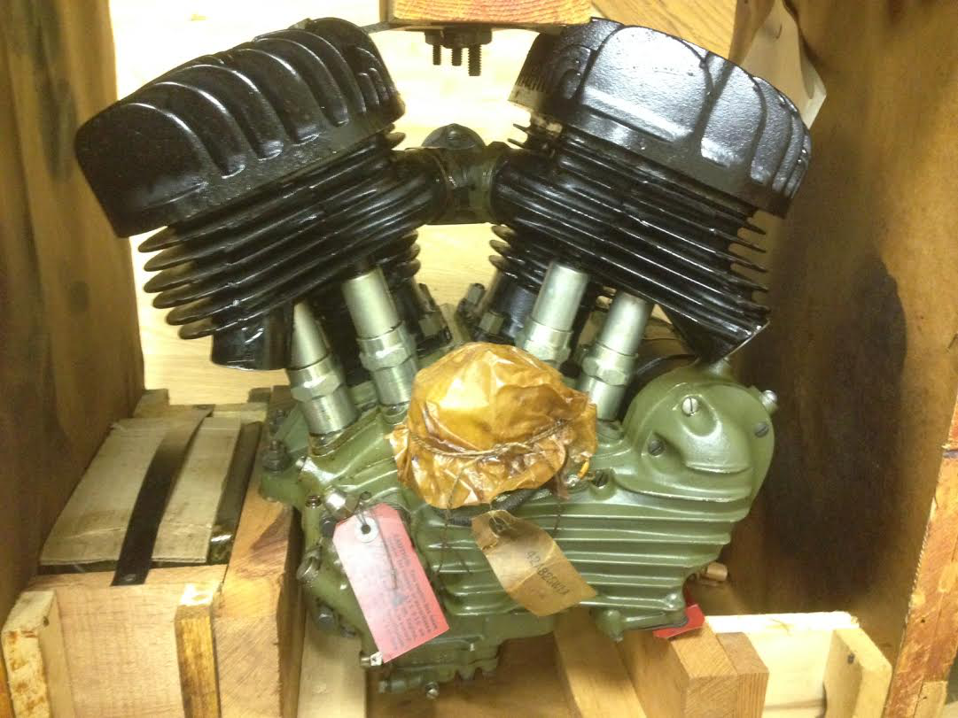 NOS WWII Harley WLA Motor FOR SALE – Gary's Bunker