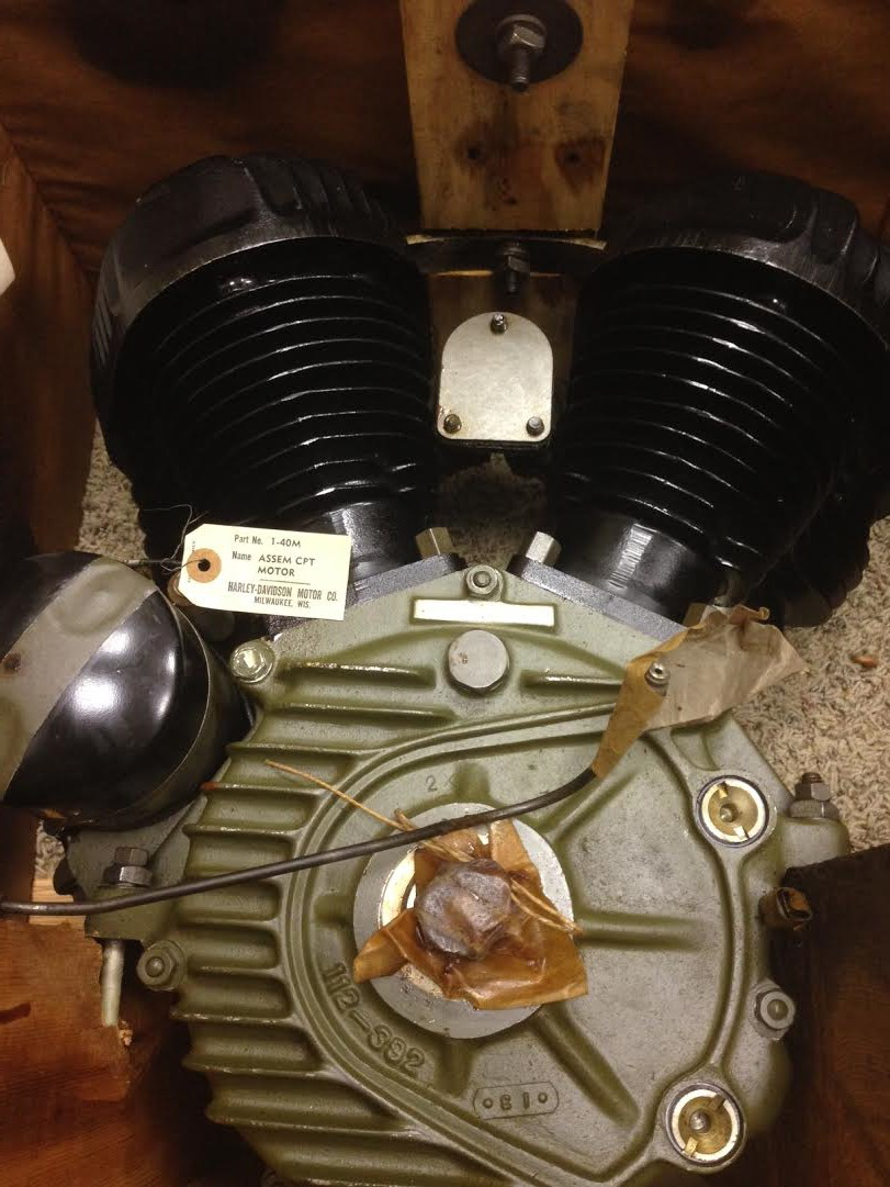 NOS WWII Harley WLA Motor FOR SALE – Gary's Bunker