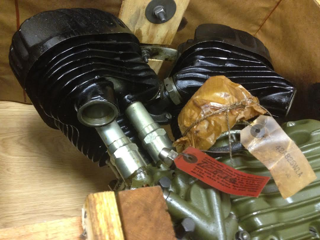 NOS WWII Harley WLA Motor FOR SALE – Gary's Bunker