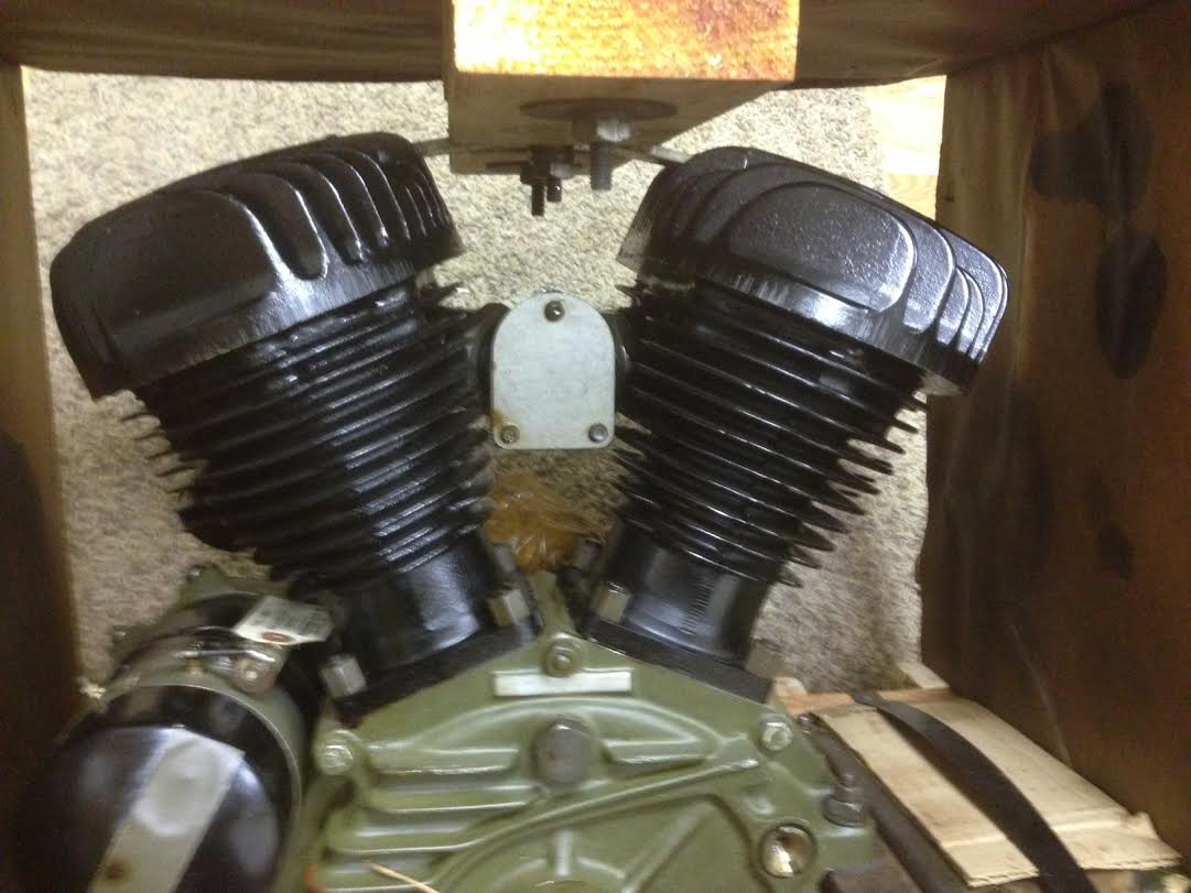 NOS WWII Harley WLA Motor FOR SALE – Gary's Bunker